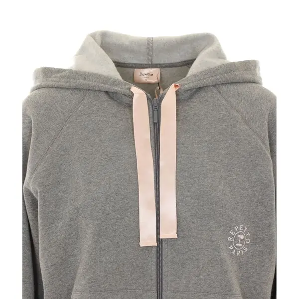 Repetto Logo Zip Up Hoodie