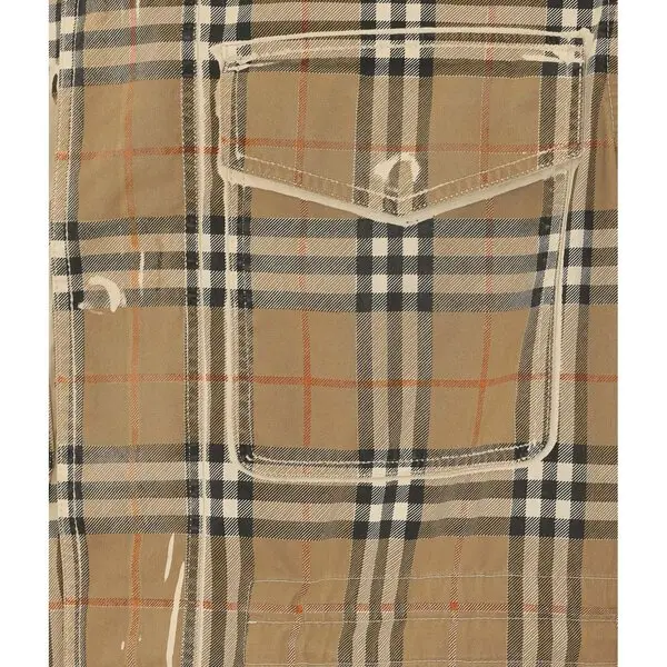 Burberry Tropical Gabardine Parka With Gradient Check