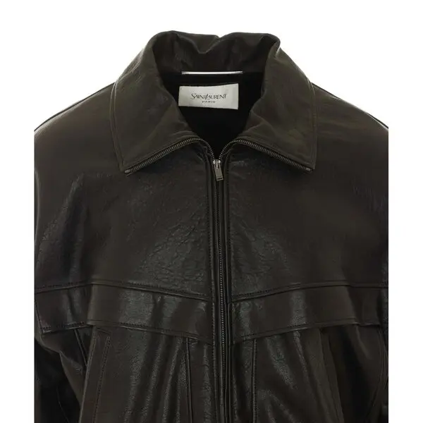 Saint Laurent Balloon Leather Blouson