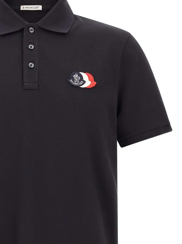 Moncler Triple Logo Polo Shirt