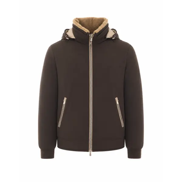 Brunello Cucinelli Down Jacket - Brown