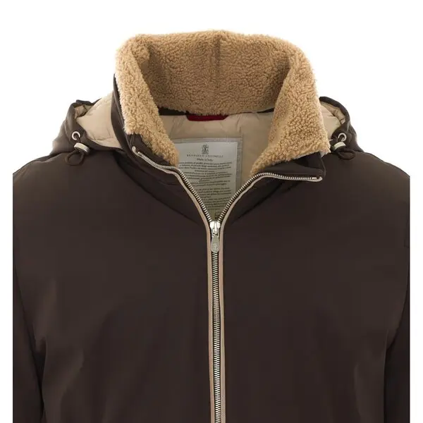 Brunello Cucinelli Down Jacket - Brown