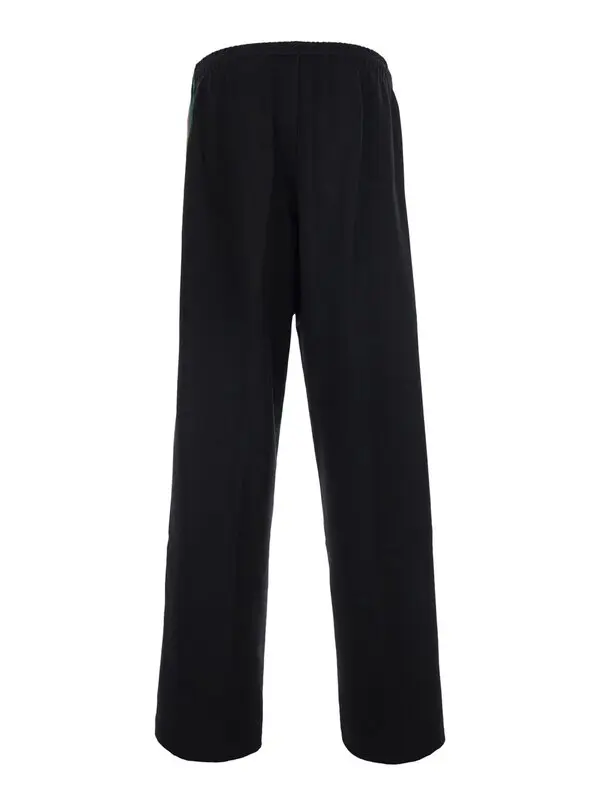 Gucci Cotton And Silk Pants With Web Detail