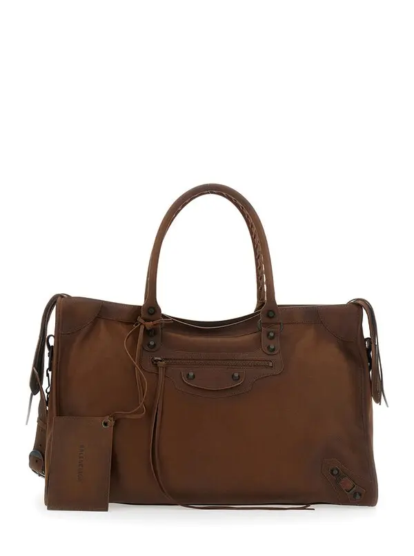 Balenciaga Le City Bag Lvintage Goat Leather Br - Multicolor