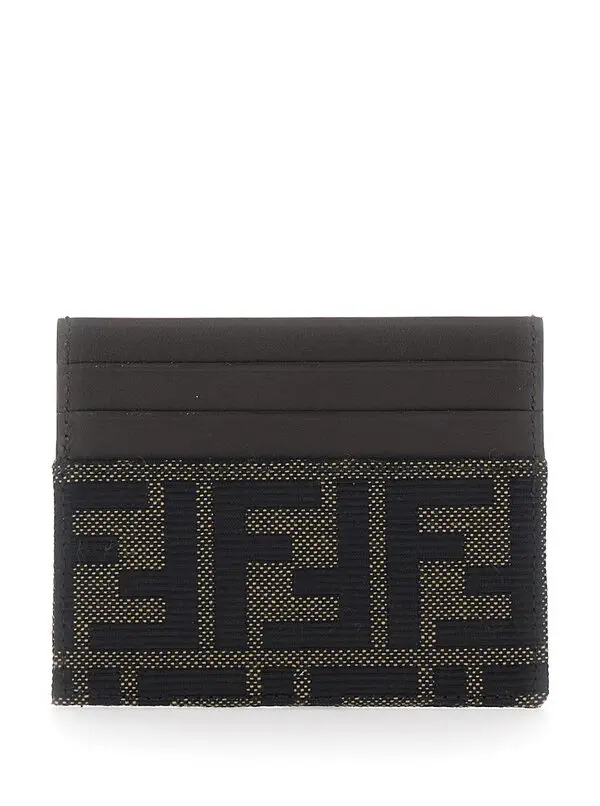 Fendi Ff Canvas + Pelle - Brown