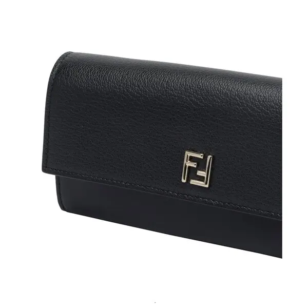 Fendi Ff Continental Wallet With Chain