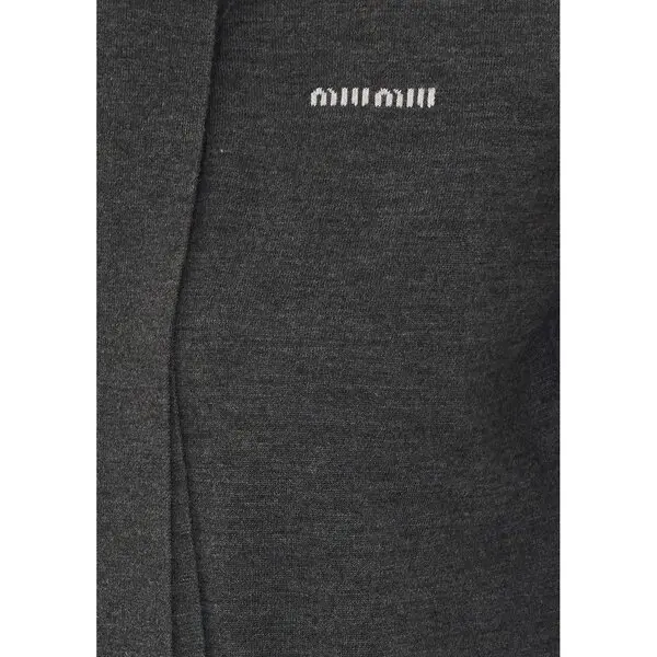 Miu Miu Logo Cardigan