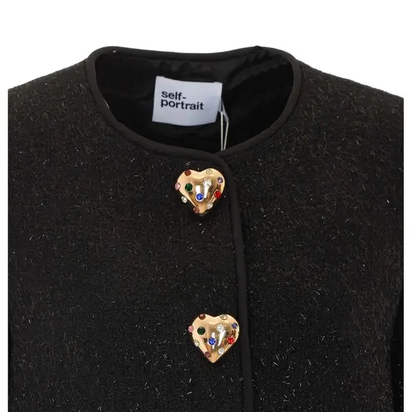 SELF-PORTRAIT Boucle' Fur Jacket