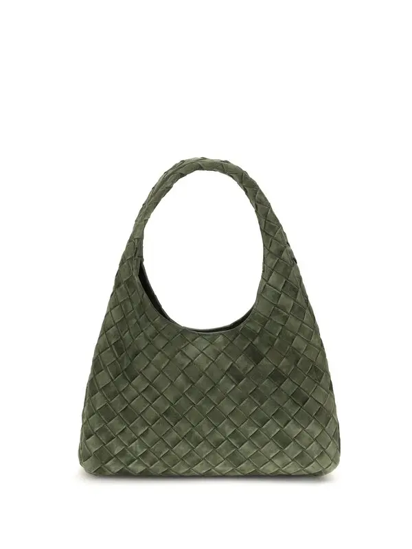 Bottega Veneta Small Campana Shoulder Bag - Green
