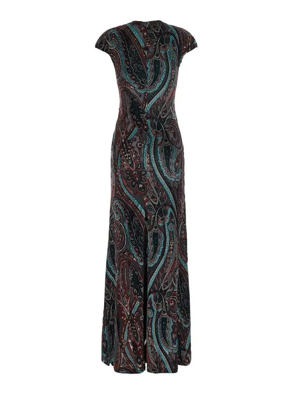 Etro Long Dress With All-over Print