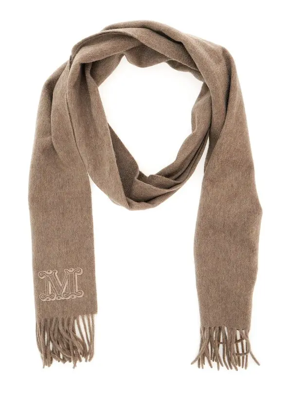 Max Mara Wsdalia Is A Beige Scarf In Tech Fabric And