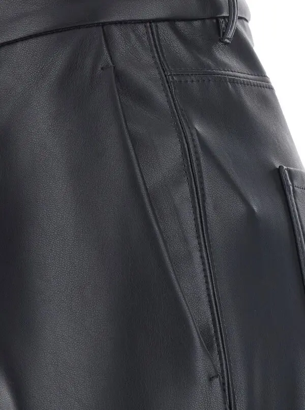 Max Mara S Sospiro Pants With Pockets And Visible Hems In Blue