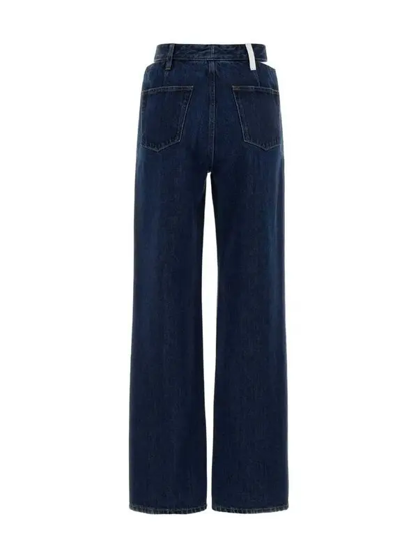 JIL SANDER 140 Treated Wide-leg Jeans - Blue