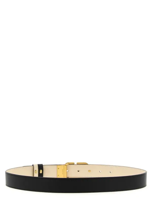 Valentino Garavani Vlogo Signature Reversible Leather Belt