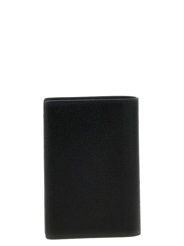 Balenciaga Logo Leather Passport Holder