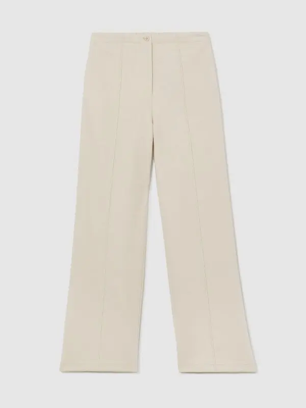REISS Layla Petite Lyocell-wool Wide-leg Joggers