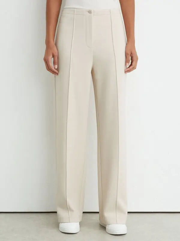 REISS Layla Petite Lyocell-wool Wide-leg Joggers
