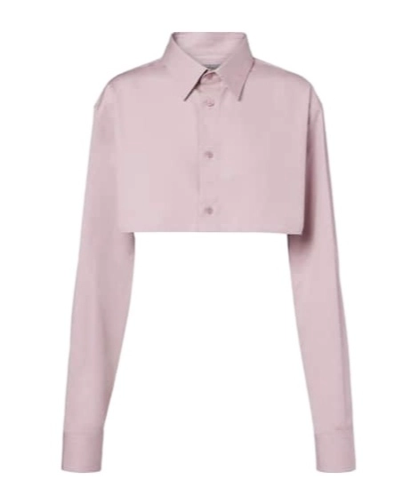 Balenciaga Cropped Cotton Shirt