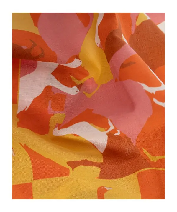 Moschino Duck Print Scarf - Brown
