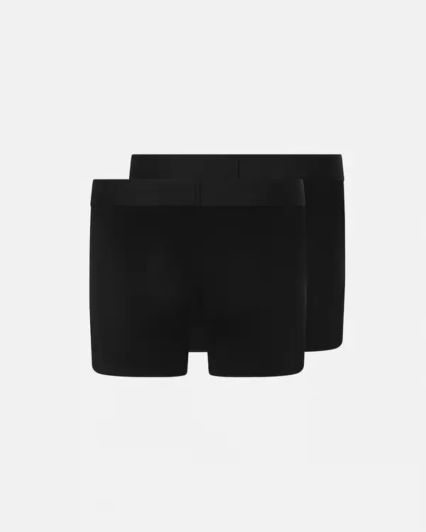 Versace Logo-jacquard Two-pack Long Trunks