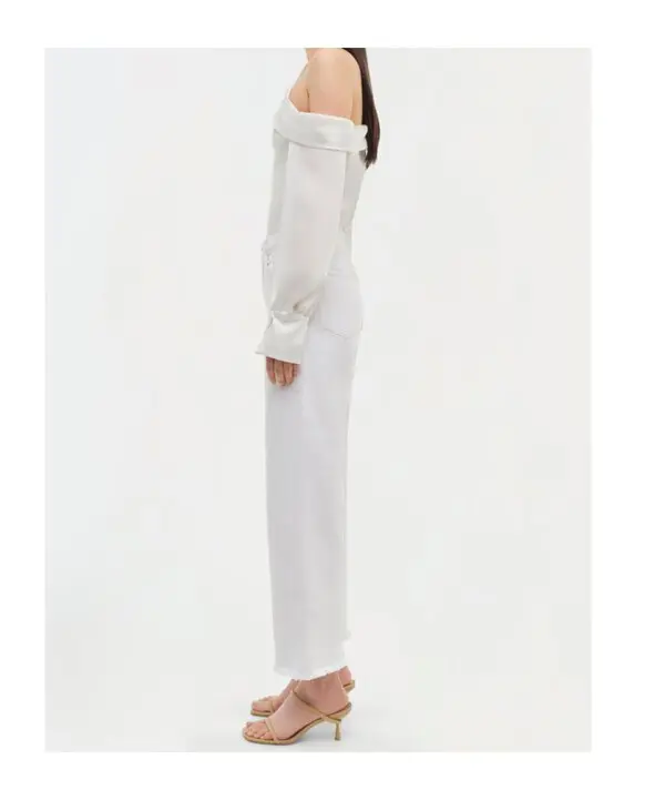 Simkhai Signature Alice Cold Shoulder Top