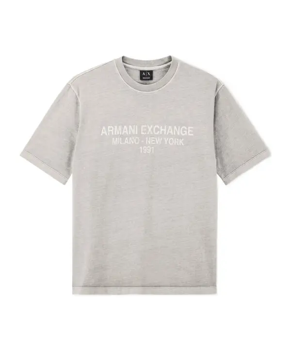 Armani Exchange Logo-print Crew-neck T-shirt