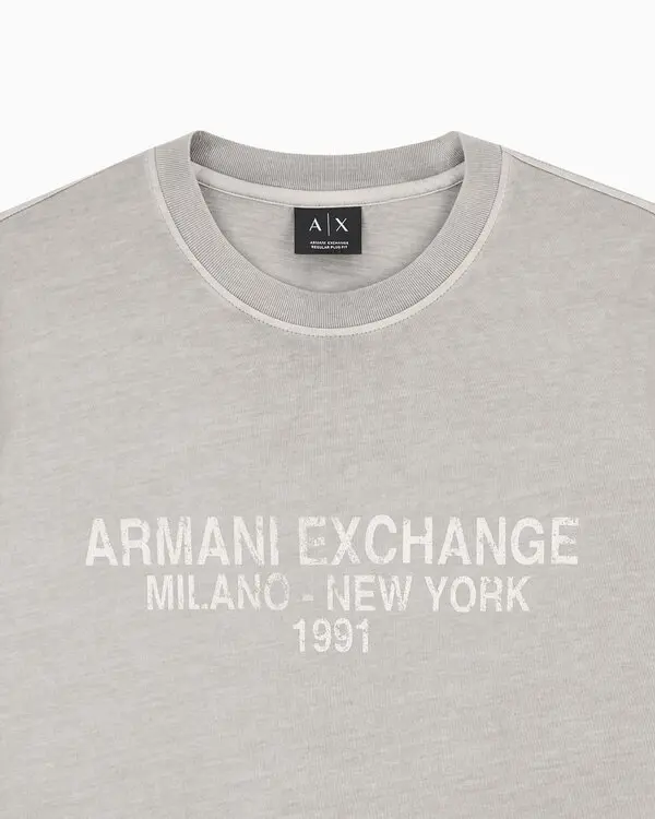Armani Exchange Logo-print Crew-neck T-shirt
