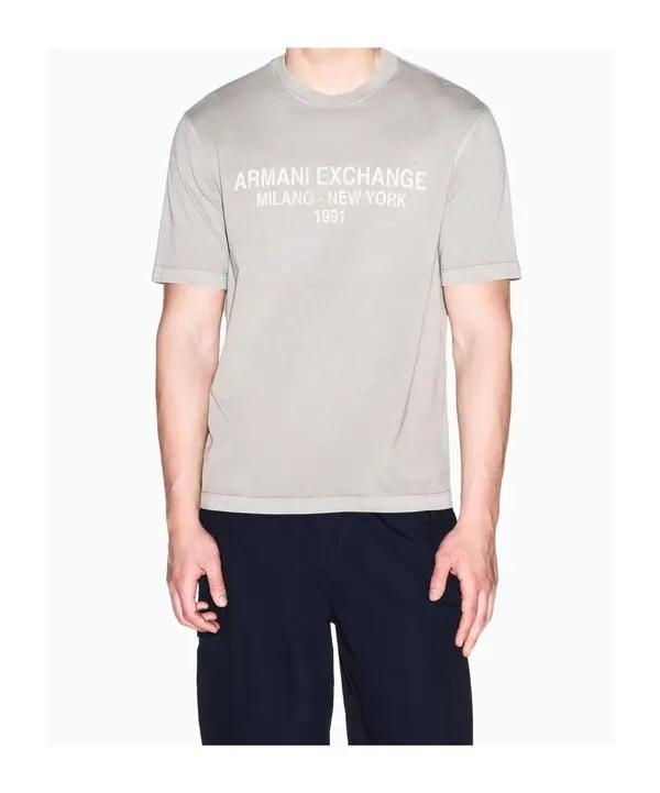 Armani Exchange Logo-print Crew-neck T-shirt