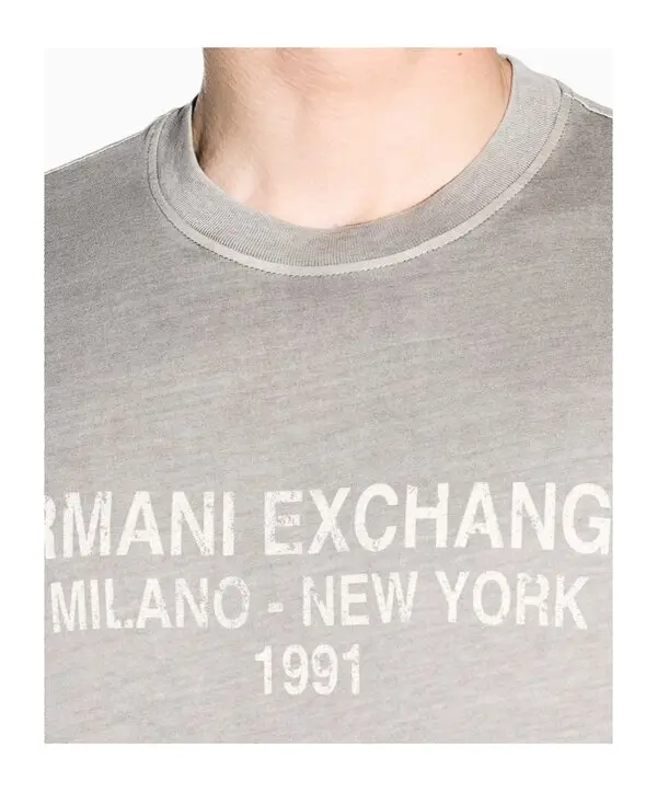 Armani Exchange Logo-print Crew-neck T-shirt