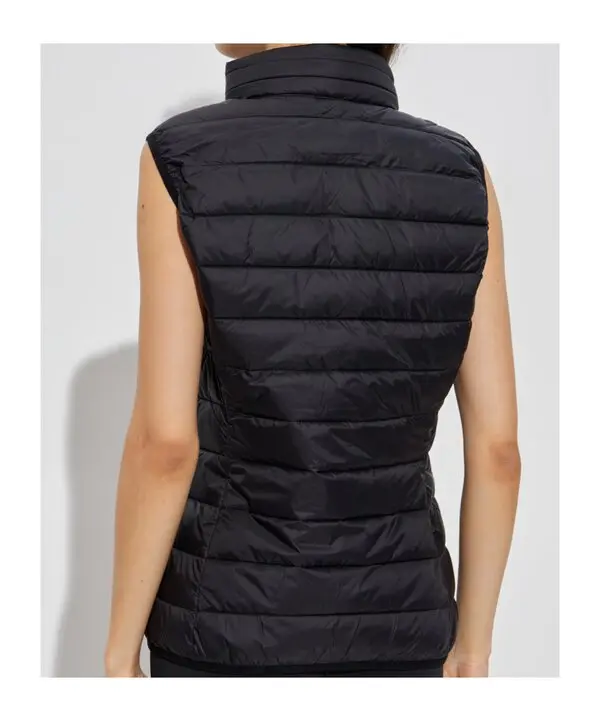 EA7 Logo Printed Zip-up Gilet