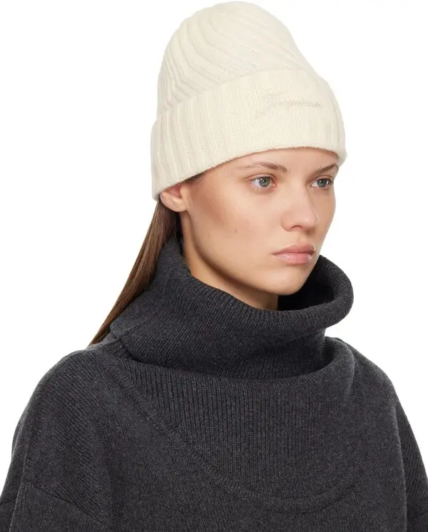 Jacquemus Logo-embroidered Beanie