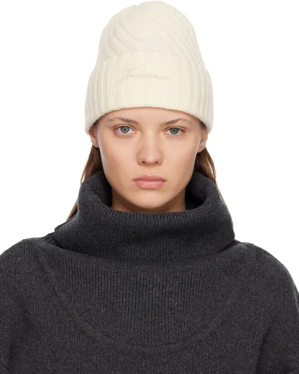 Jacquemus Logo-embroidered Beanie
