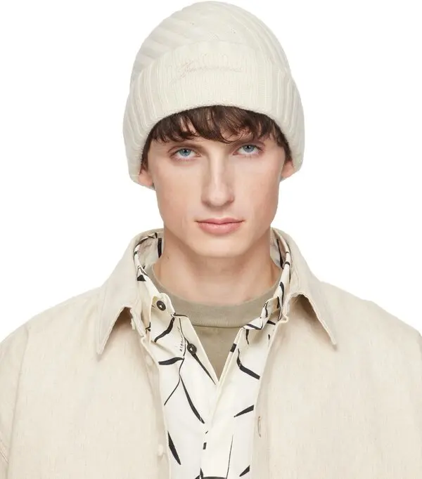 Jacquemus Logo-embroidered Beanie