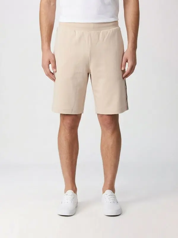 EA7 Mesh Panel Shorts With Drawstring Waist