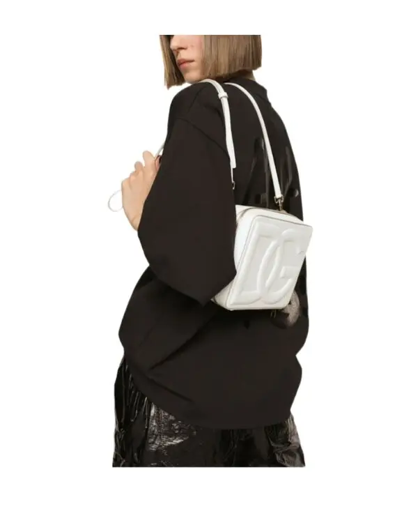 Dolce & Gabbana Dolce Gabbana Logo Embossed Medium Camera Bag