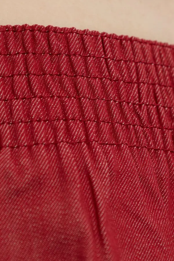 A.p.c. Smocked Square Neck Top With Slender Straps