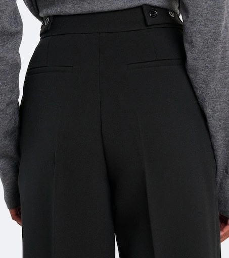 THE FRANKIE SHOP Doyer Pleated Wide-leg Trousers