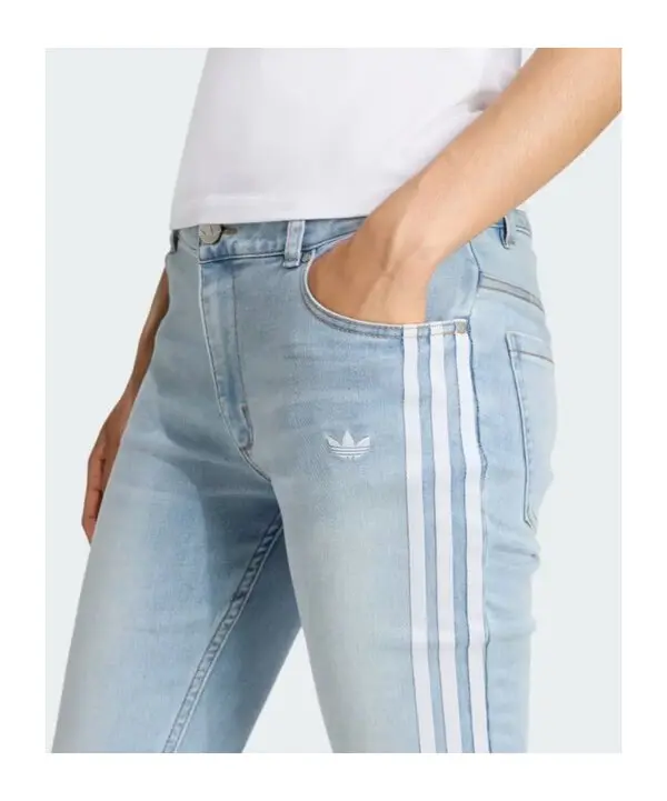 ADIDAS ORIGINALS Flared Jeans With Signature Stripes