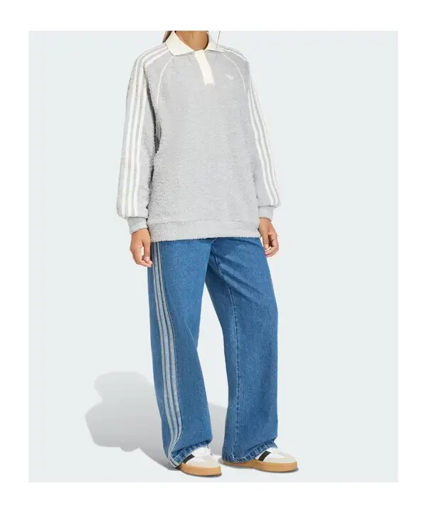 Adidas Originals Long-sleeved Oversized Polo Shirt