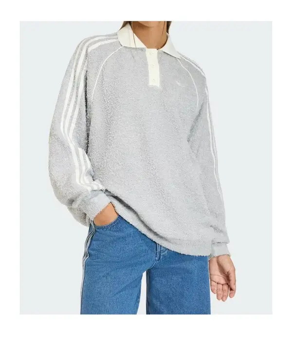 Adidas Originals Long-sleeved Oversized Polo Shirt
