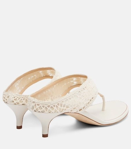 Magda Butrym Crocheted Thong Sandals
