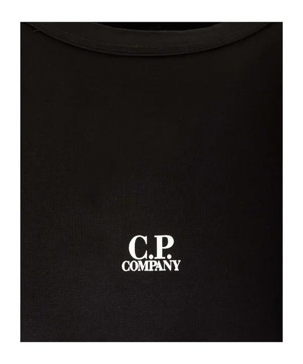 C.P. COMPANY Logo Printed Crewneck T-shirt