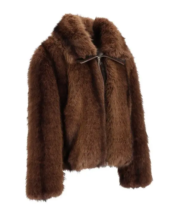 AL DUCA DAOSTA 1902 Faux Fur Jacket With Zip Closure
