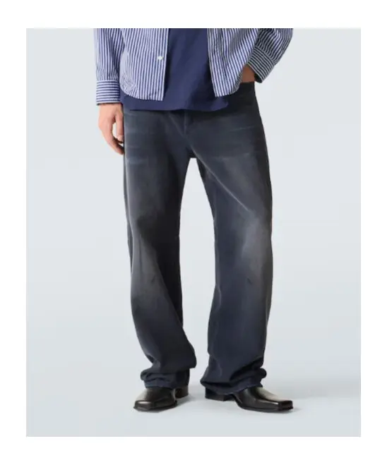 Balenciaga Faded Straight Leg Jeans