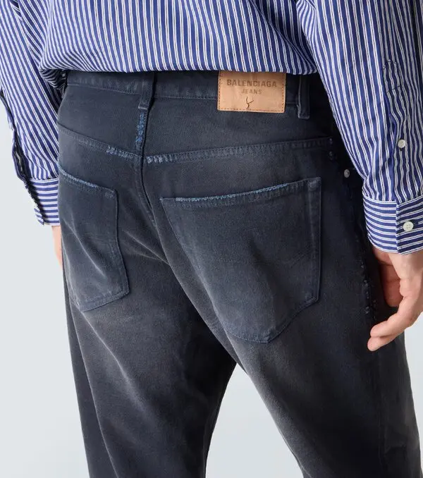 Balenciaga Faded Straight Leg Jeans