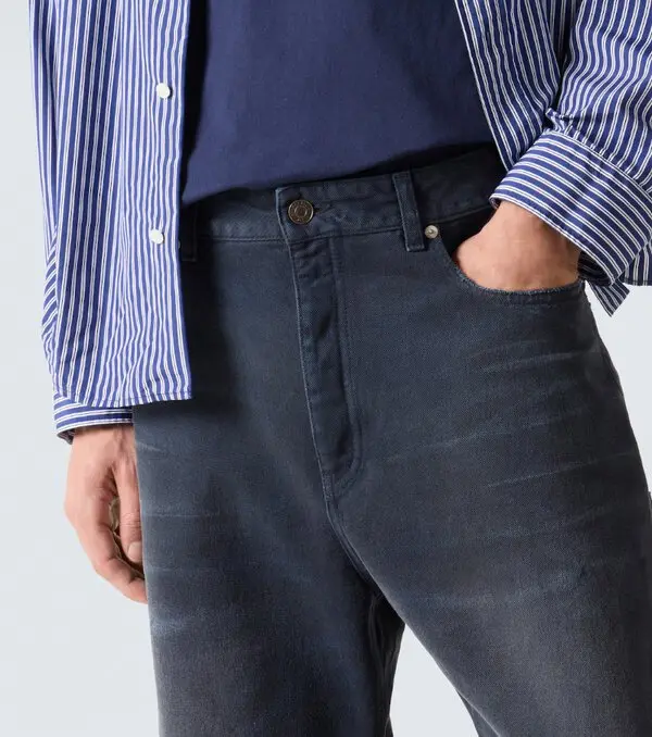 Balenciaga Faded Straight Leg Jeans