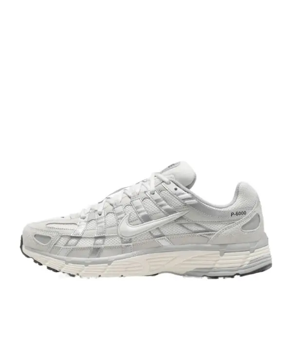 Nike P-6000 Mesh Running Sneakers - Light Bone/pale Ivory/black/sail