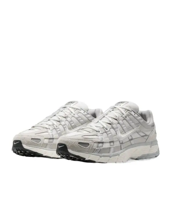 Nike P-6000 Mesh Running Sneakers - Light Bone/pale Ivory/black/sail