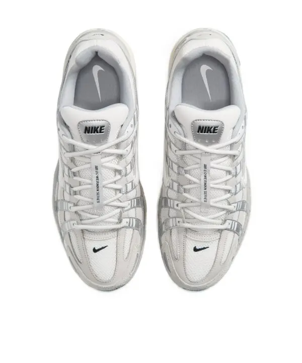 Nike P-6000 Mesh Running Sneakers - Light Bone/pale Ivory/black/sail