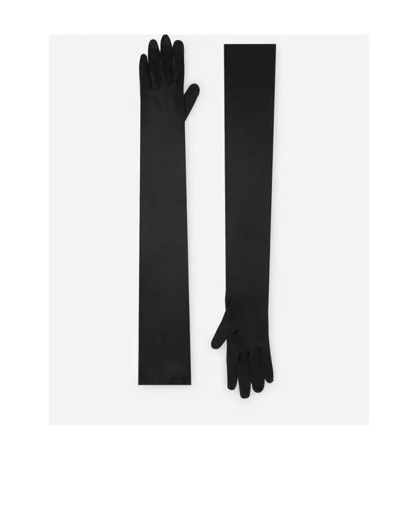 Dolce & Gabbana Silk Long Gloves